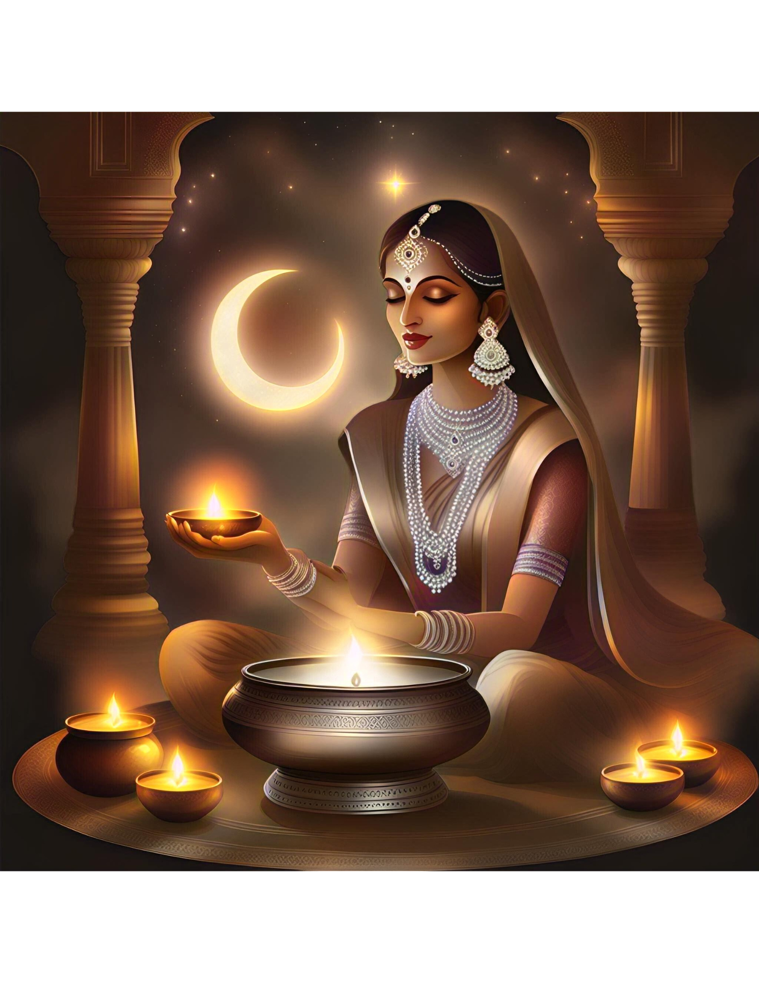 Karva Chauth and the Divine Feminine: A Ritual of Self-Care – House Of Devi